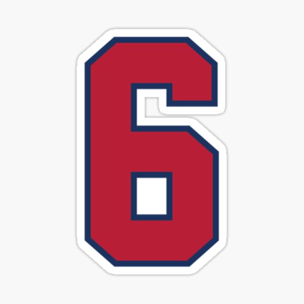 Retired Number Stickers | Redbubble
