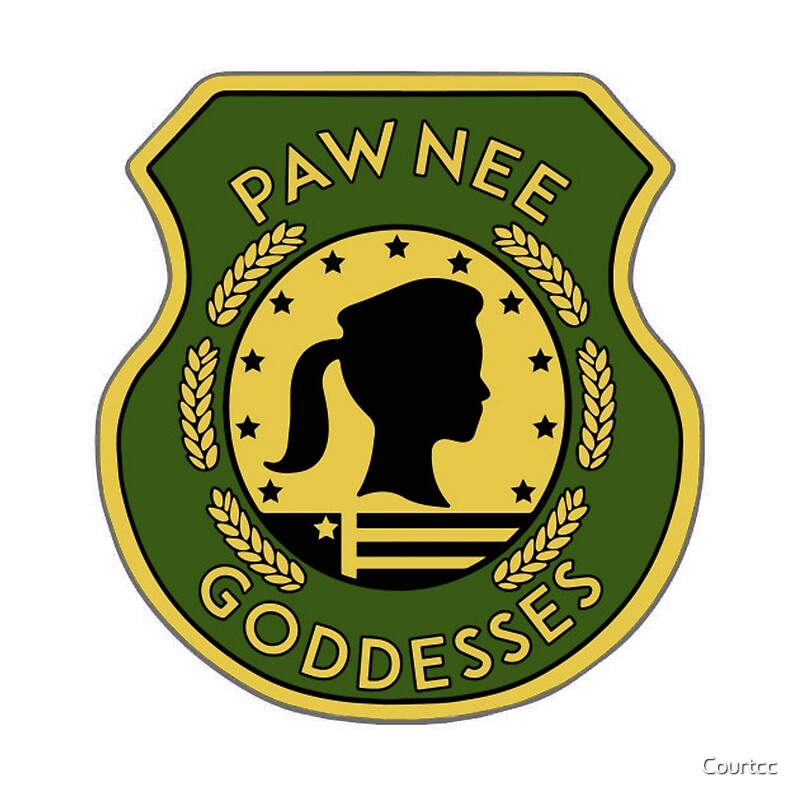 "Pawnee Goddess Badge" by Courtcc | Redbubble