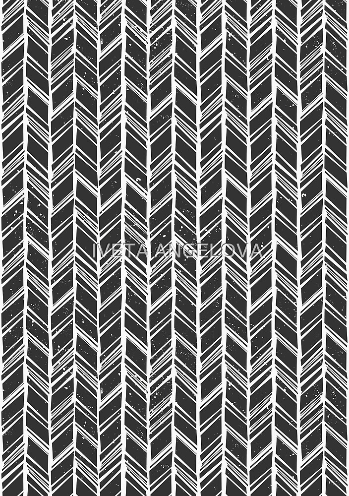 "Hand Drawn Chevron Print" by IVETA ANGELOVA | Redbubble