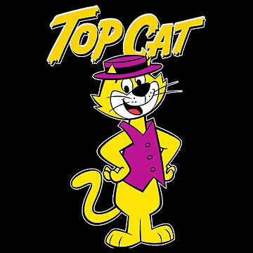 "Top Cat 2" Sticker for Sale by YogaGear | Redbubble