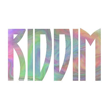 "Riddim Logo" Sticker for Sale by meganinsane | Redbubble