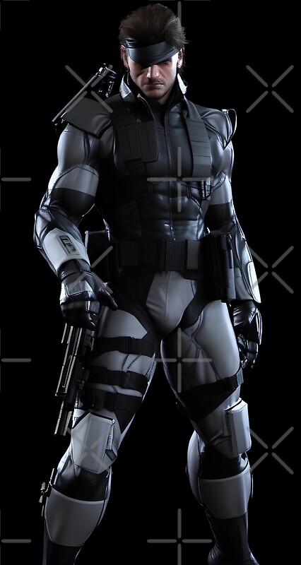 "Solid Snake Metal Gear Solid Concept Art" by ArtisticBrush | Redbubble