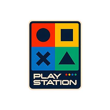 "playstation logo " Sticker for Sale by Chreefs | Redbubble