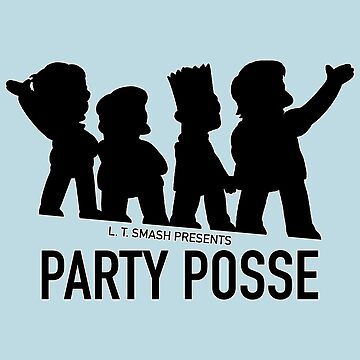 "Party Posse" Sticker for Sale by thebcarts | Redbubble