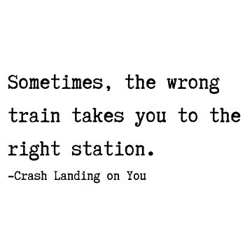 "Crash Landing on You Quotes" Sticker for Sale by ayshatazin | Redbubble