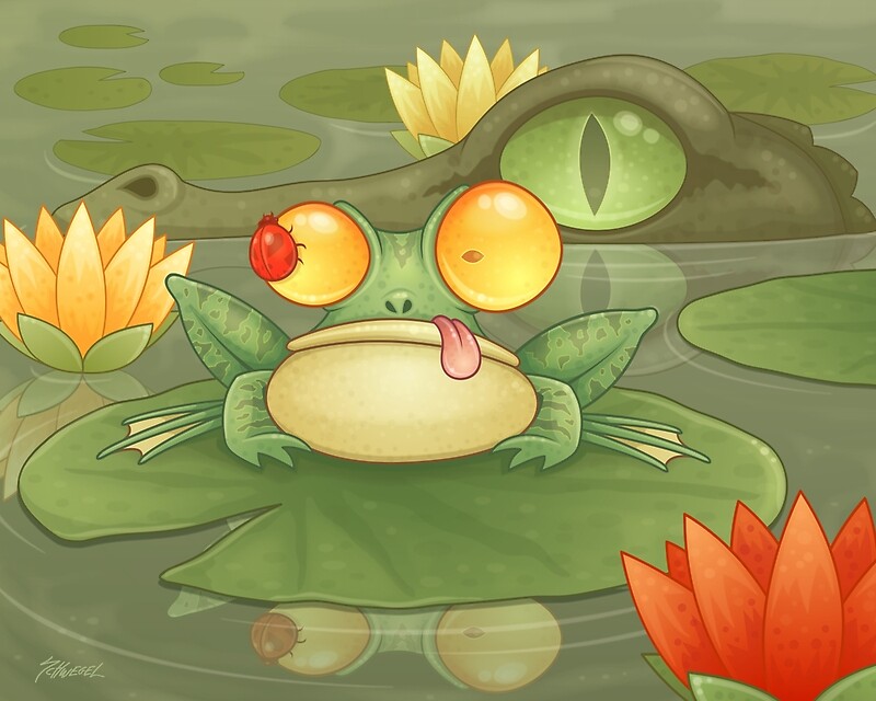 "Swamp Snack" by fizzgig | Redbubble