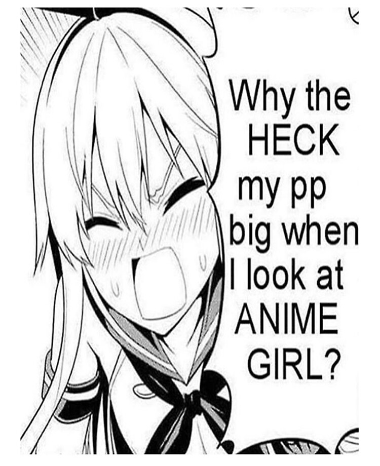 Anime Girl Funny Face 