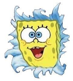 "Spongebob Bursts Through Wall" by RickySpanish13 | Redbubble