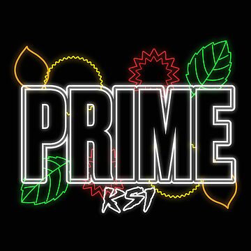 "Prime Hydration KSI Orange And Mango Neon Light Sign Party" Sticker ...