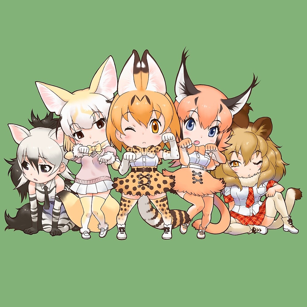 "Kemono Friends" by oxLeinadxo | Redbubble
