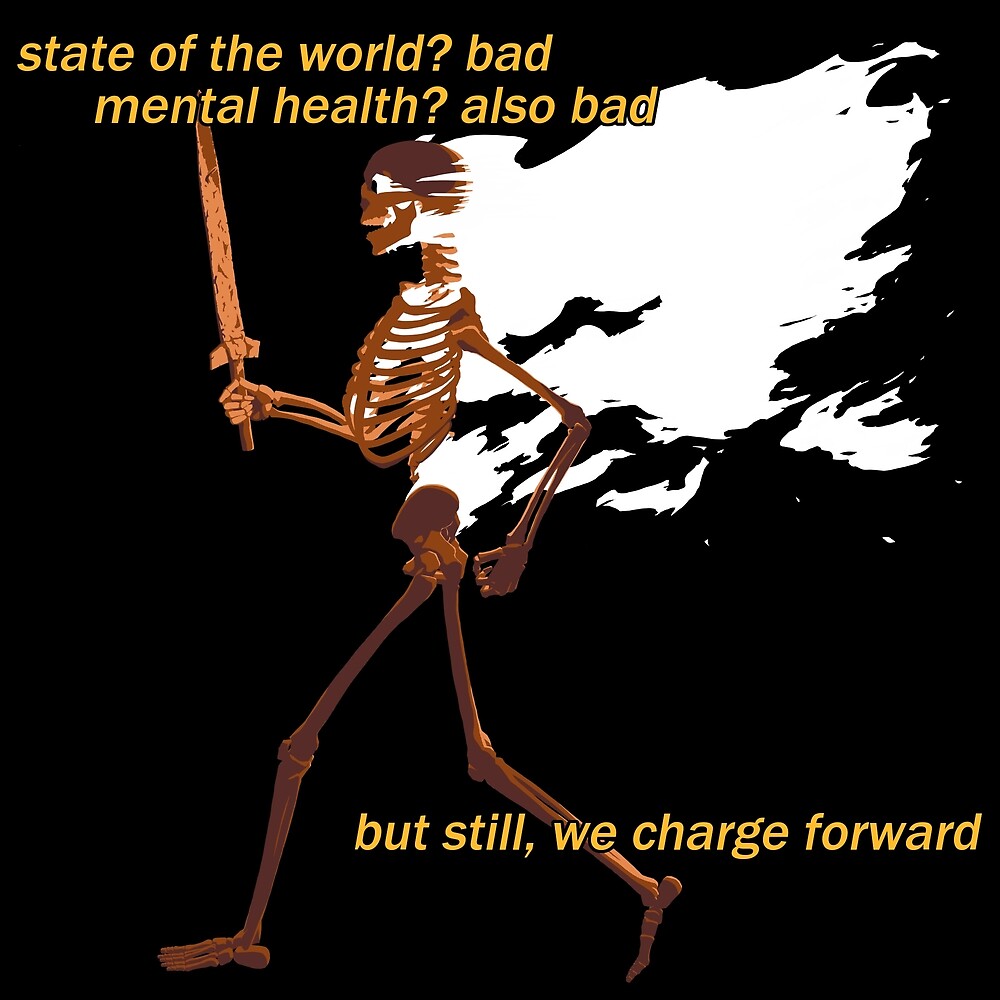 "but still we charge forward" by Keska | Redbubble