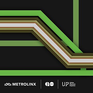 "GO Transit and UP Express Line Art" Sticker for Sale by whatchyyc ...