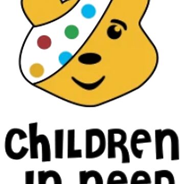 "Children In Need Pudsey Bear " Sticker for Sale by chunhatvuive54 ...
