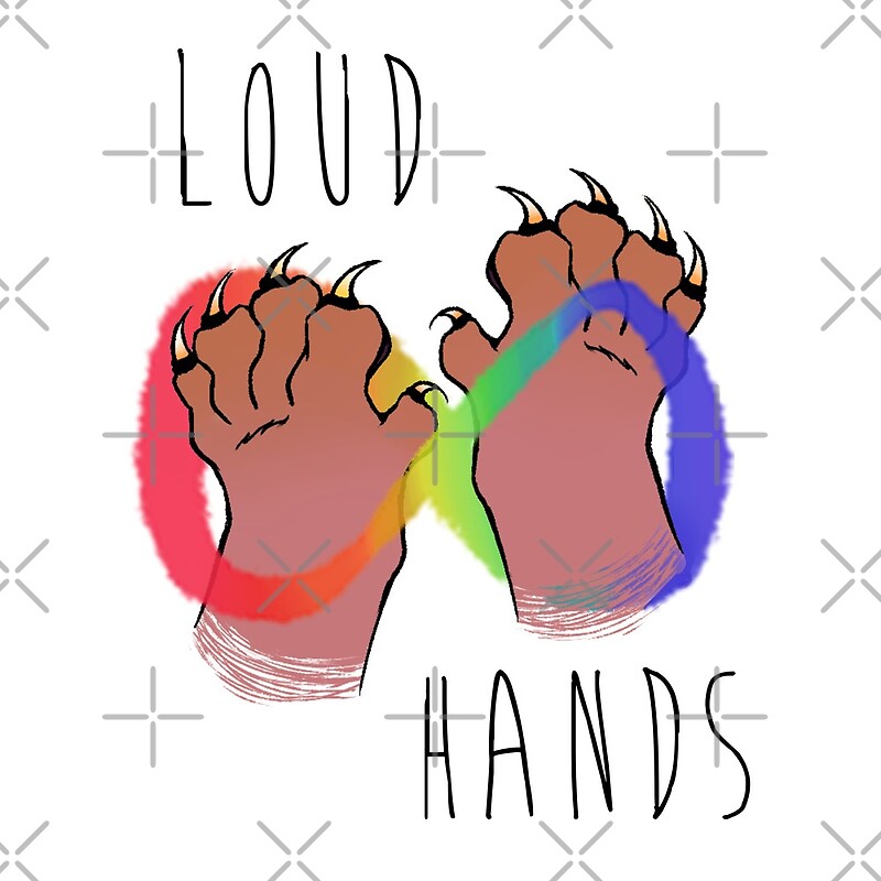 "Loud Hands" by janiris | Redbubble