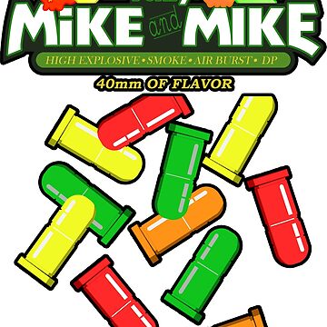 "40 Mike & Mike" Sticker for Sale by bikeswillburn | Redbubble