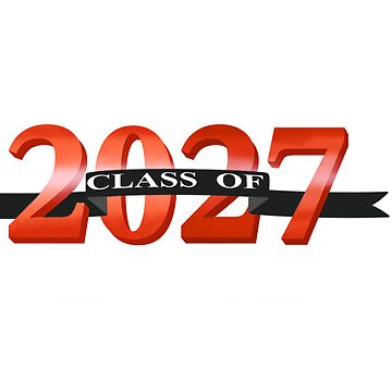 "Class of 2027 Banner" Sticker for Sale by esw22 | Redbubble