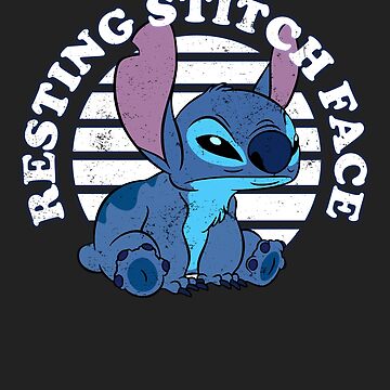 "Lilo & Stitch Resting Stitch Face" Sticker for Sale by RachelPgfd ...