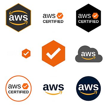 "All AWS certification and logo" Sticker for Sale by tshirtsandme ...