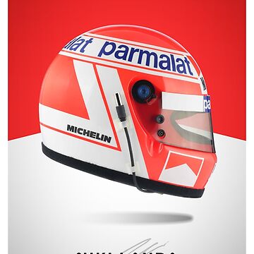 "Lauda 1984 Helmet (F1 Legends)" Poster for Sale by TheArmorsmith ...