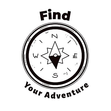 "Find your adventure" Sticker for Sale by grosso3 | Redbubble