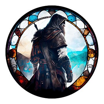 "Assassin's Creed - Stained Glass Series - 3" Sticker for Sale by ...