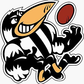 "Collingwood Magpies Vintage" Sticker for Sale by Jambo45 | Redbubble