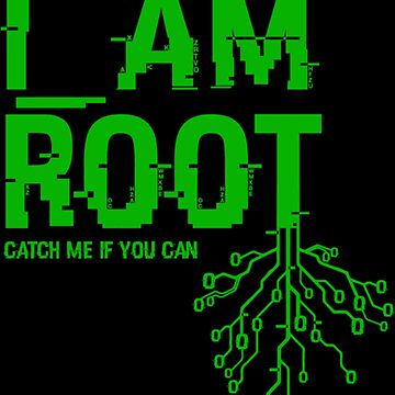 "I AM ROOT " Essential T-Shirt for Sale by SamDevyn | Redbubble