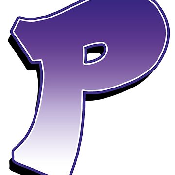 "Letter P - Purple" Sticker for Sale by Dmitri Art | Redbubble