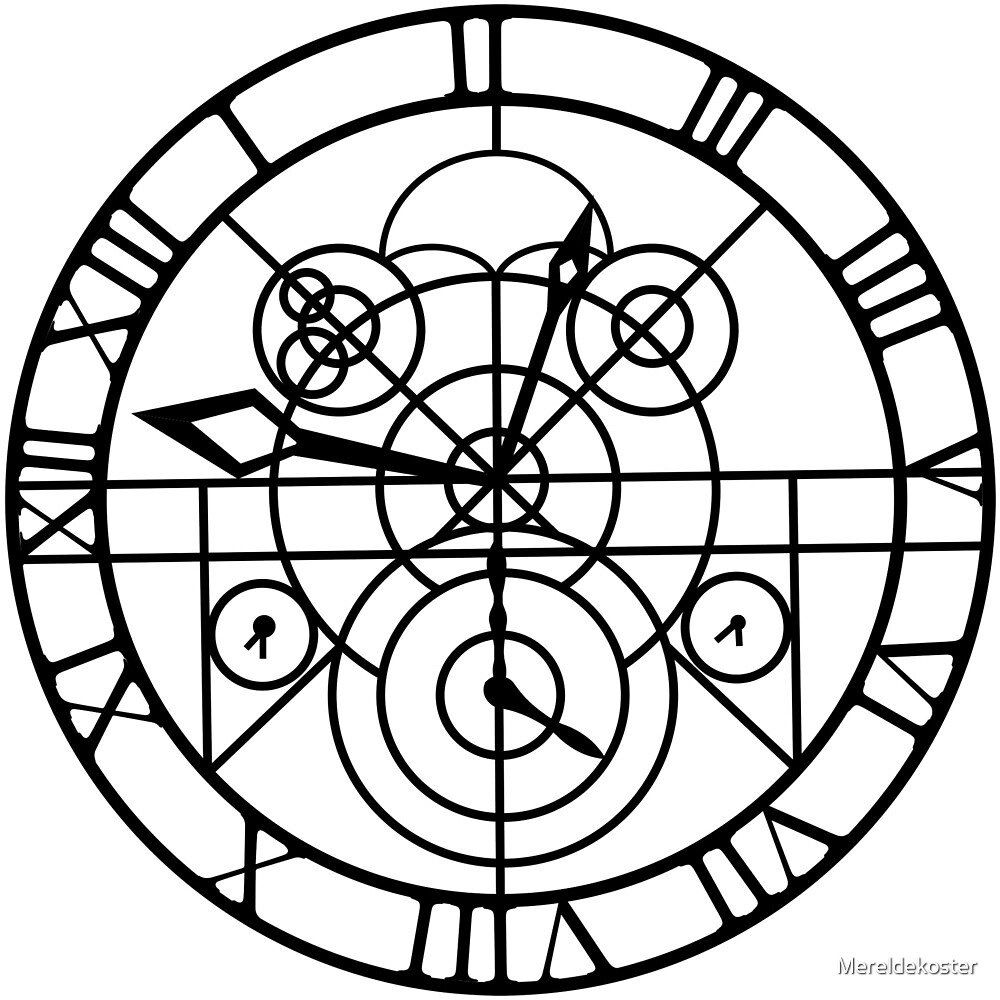"wicked clock" by Mereldekoster | Redbubble