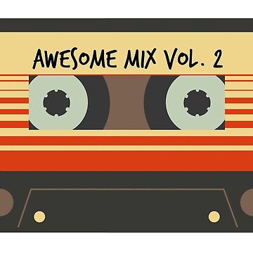 Pegatina for Sale con la obra «Awesome mix Vol. 2» de RafflesParty ...