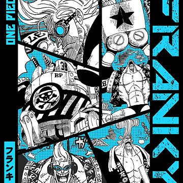 "Franky - One Piece Manga Panel color version" Essential T-Shirt for ...