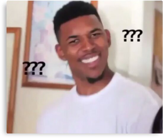 Confused guy meme" Canvas Print by Carou | Redbubble