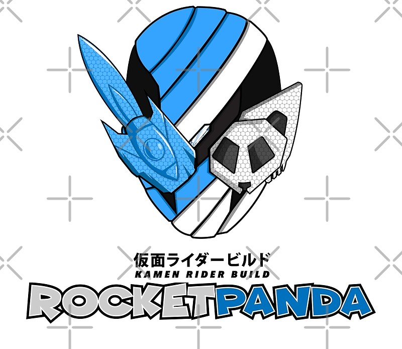 "Kamen Rider Build RocketPanda - Masked Rider" by Kyz Bubble | Redbubble