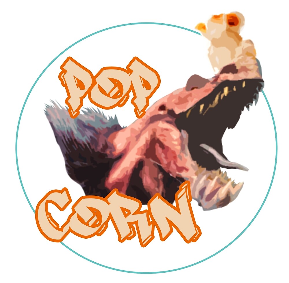 "MHWorld - Anja Pop Corn" by ElderStrikers | Redbubble