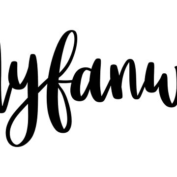 "Myfanwy" Sticker for Sale by ellietography | Redbubble