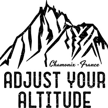 "Adjust Your Altitude " Sticker for Sale by posay | Redbubble