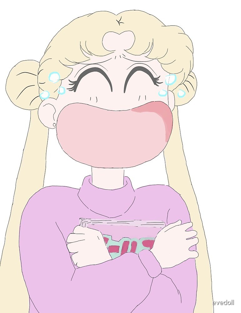 "Sailor moon usagi crying" by evedoll | Redbubble