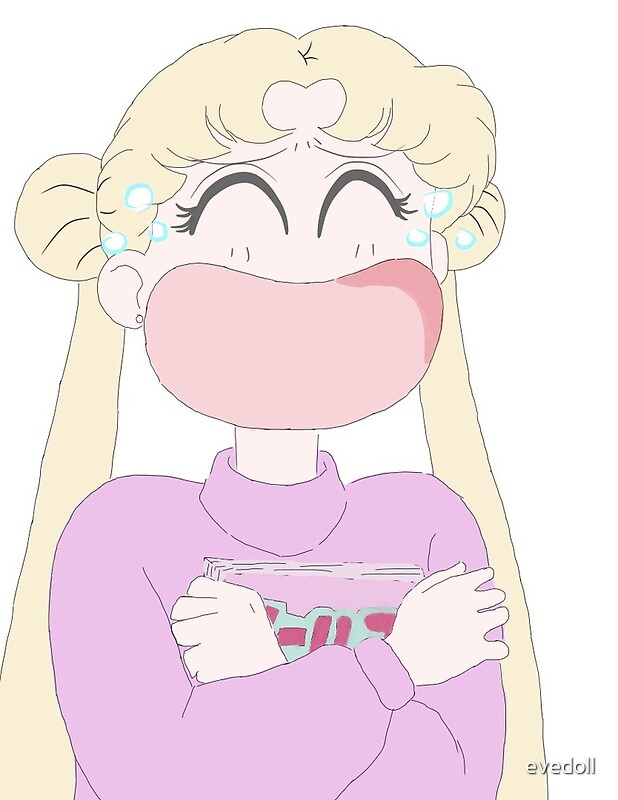 "Sailor moon usagi crying" by evedoll | Redbubble