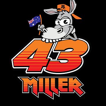 "Jack Miller Number 43" Sticker for Sale by MotoGPHub | Redbubble