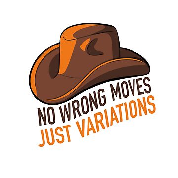 "No wrong moves" Sticker for Sale by Marker-stains | Redbubble