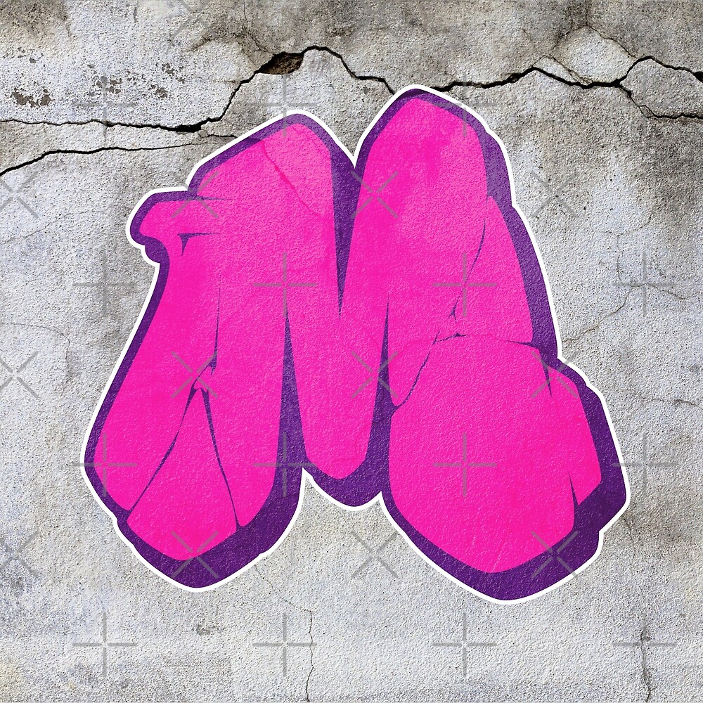 "M - Graffiti letter" by joax | Redbubble