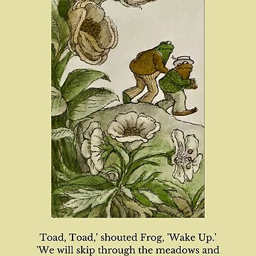 "Frog + Toad quote" Sticker for Sale by selahrae | Redbubble