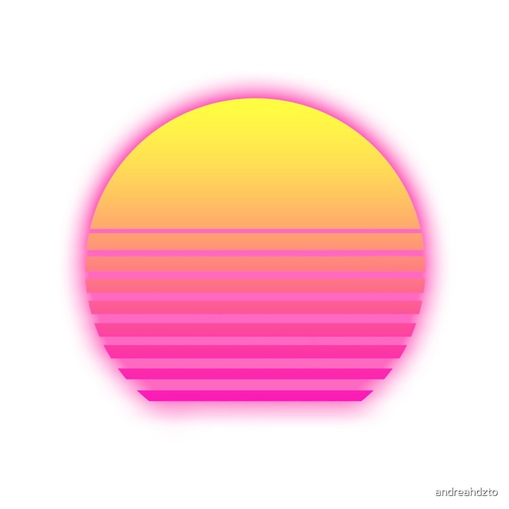 "Vaporwave Sun" by andreahdzto | Redbubble