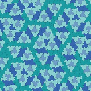 "Aperiodic Monotile Einstein Tiles, Einstein Shapes in Blue and Green ...