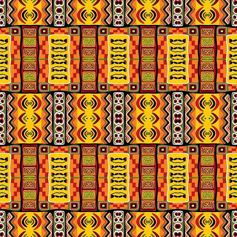"Ethnic African Inspired Pattern" by KirstenStar | Redbubble