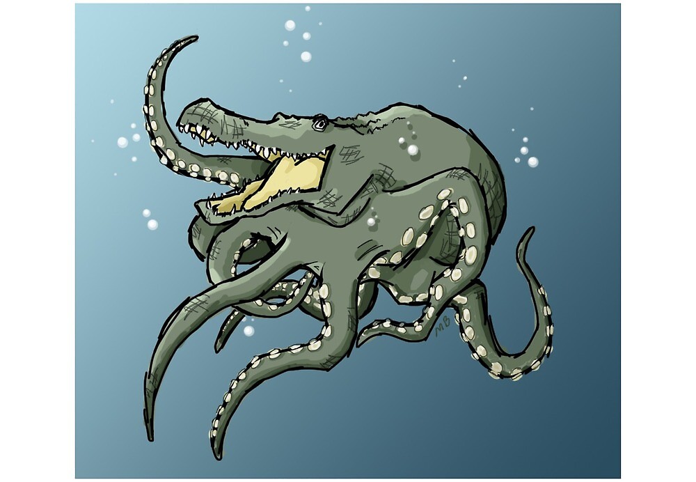 "Croctopus" by megabadbunny | Redbubble
