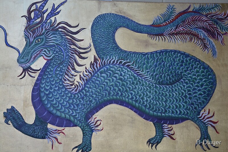 "Protective Dragon" by B-Dwyer | Redbubble