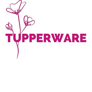 "Tupperware logo" Sticker by Lilididi | Redbubble