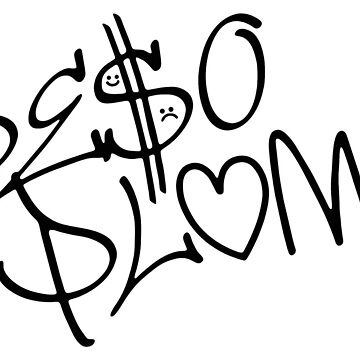 "Peso Pluma" Sticker for Sale by CustomTees21 | Redbubble