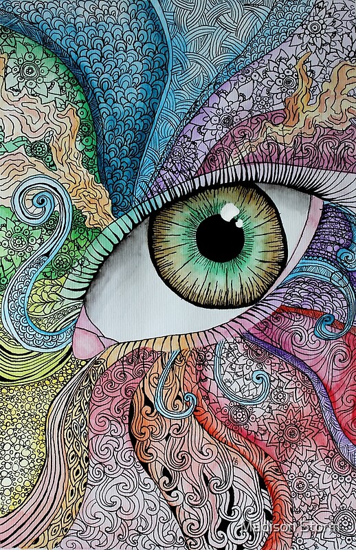 "Zentangle Eye" by Maddy Storm | Redbubble